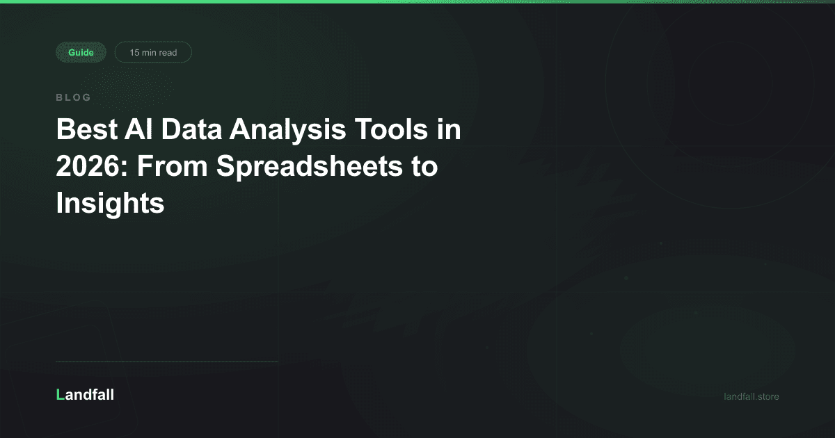 Best AI Data Analysis Tools in 2026: From Spreadsheets to Insights | AI ...