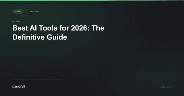 Best AI Tools for 2026: The Definitive Guide | AI Registry | AI ...